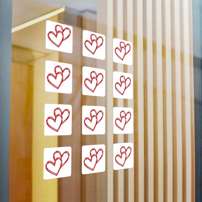 Heart Sticker Vinyl Decals - Etsy