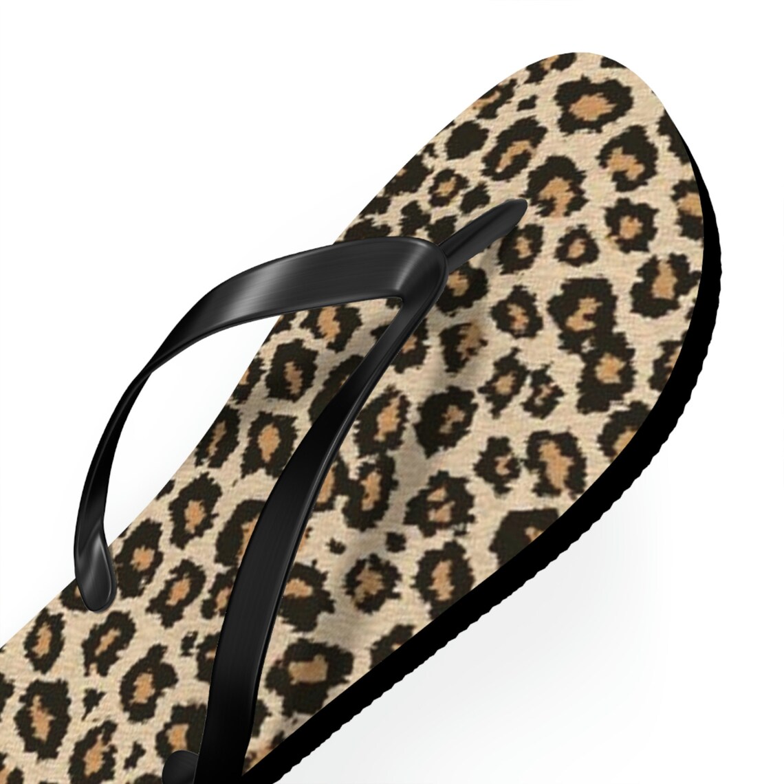 Cheetah Flip Flops - Etsy