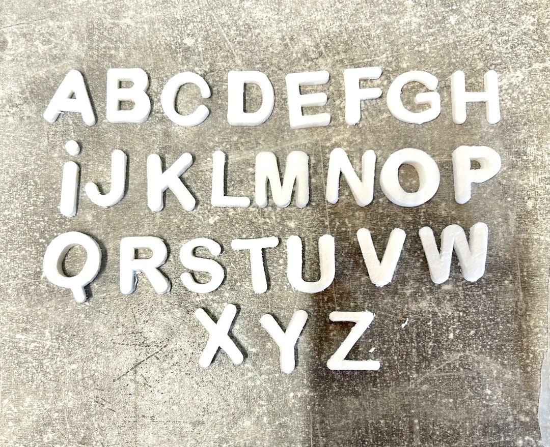 Glass Fusing Fibre Paper Letters for Kiln Carved Fused Glass - Etsy