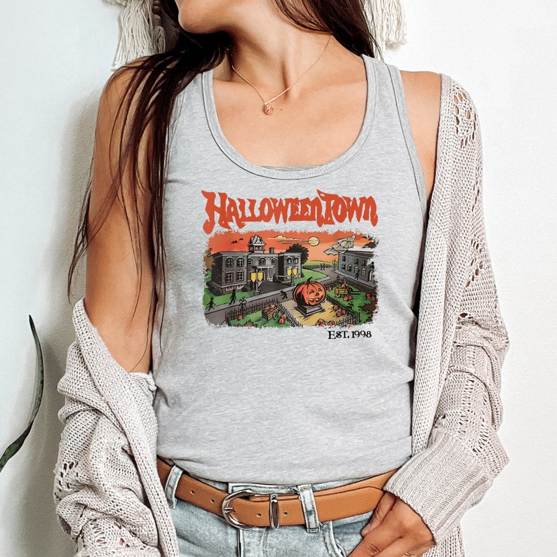 Halloweentown Est. 1998, Happy Halloween, Halloween Party Tank Top ...