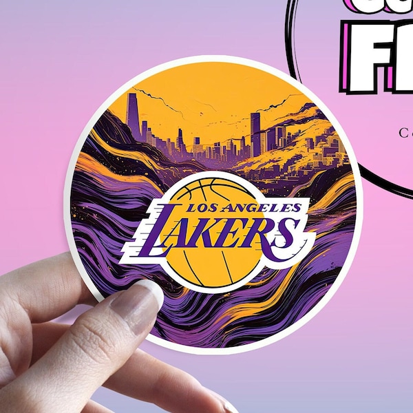 Los Angeles Lakers Stickers - Etsy
