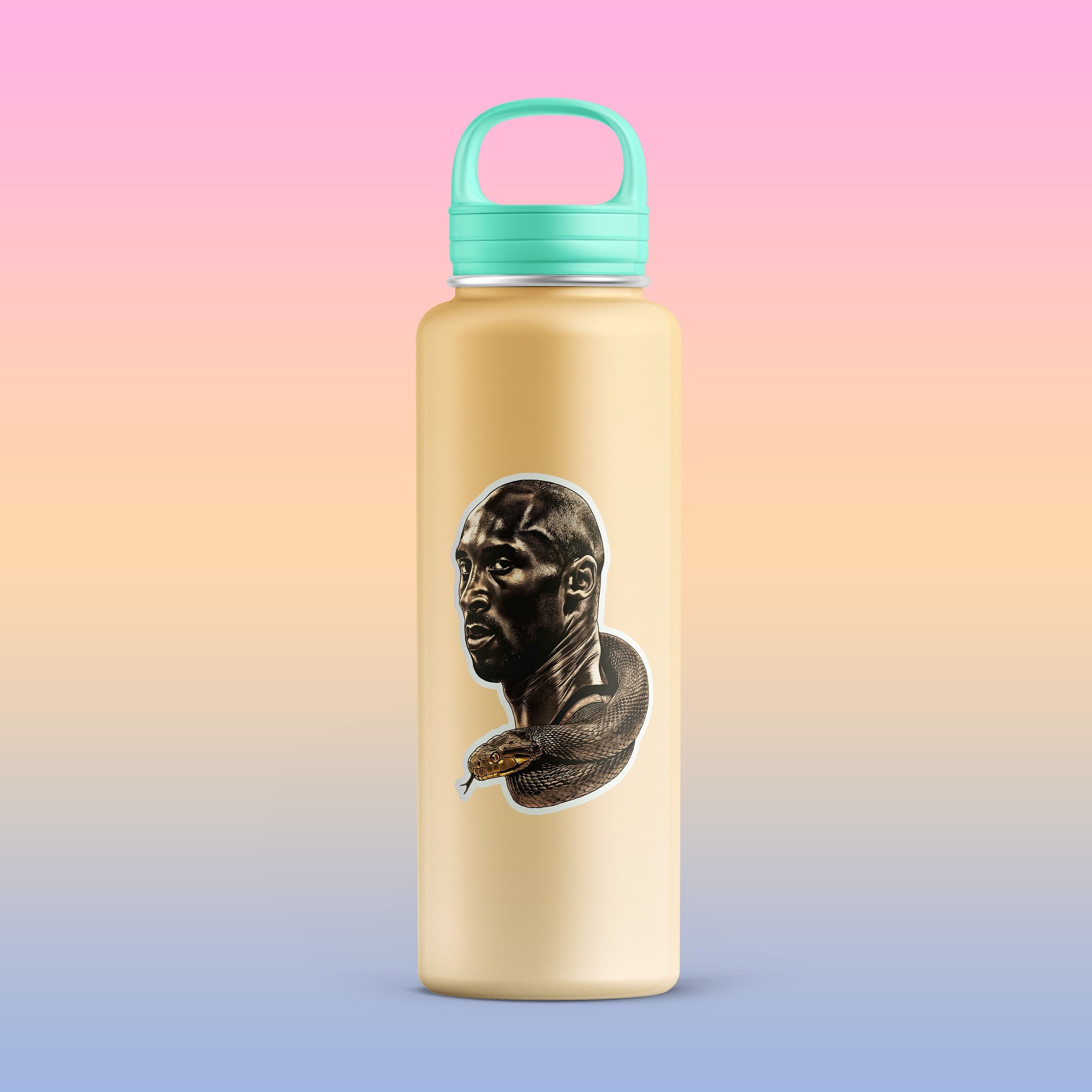 Kobe Sticker: Black Mamba Snake Waterproof Kobe Bryant Lakers ...