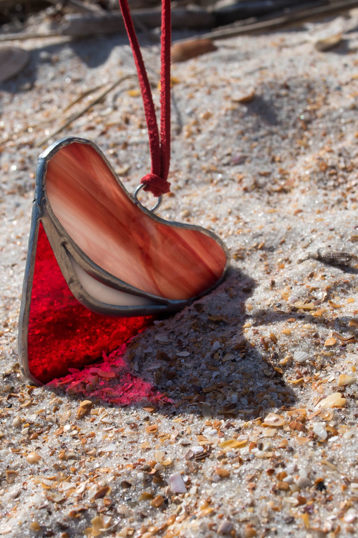 Funky Shark Tooth Stained Glass Car Charm Shark Lover Gift Birthday ...