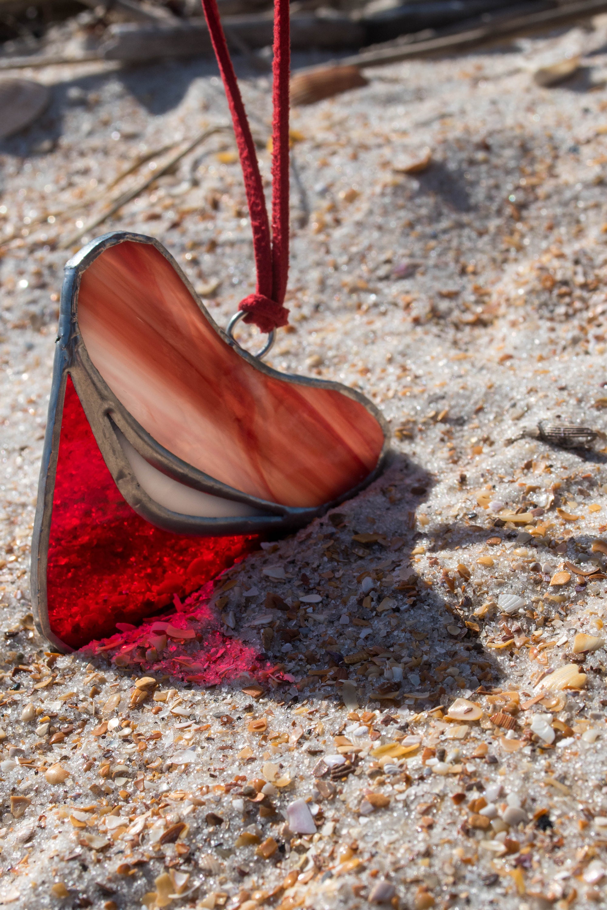 Funky Shark Tooth Stained Glass Car Charm Shark Lover Gift Birthday ...