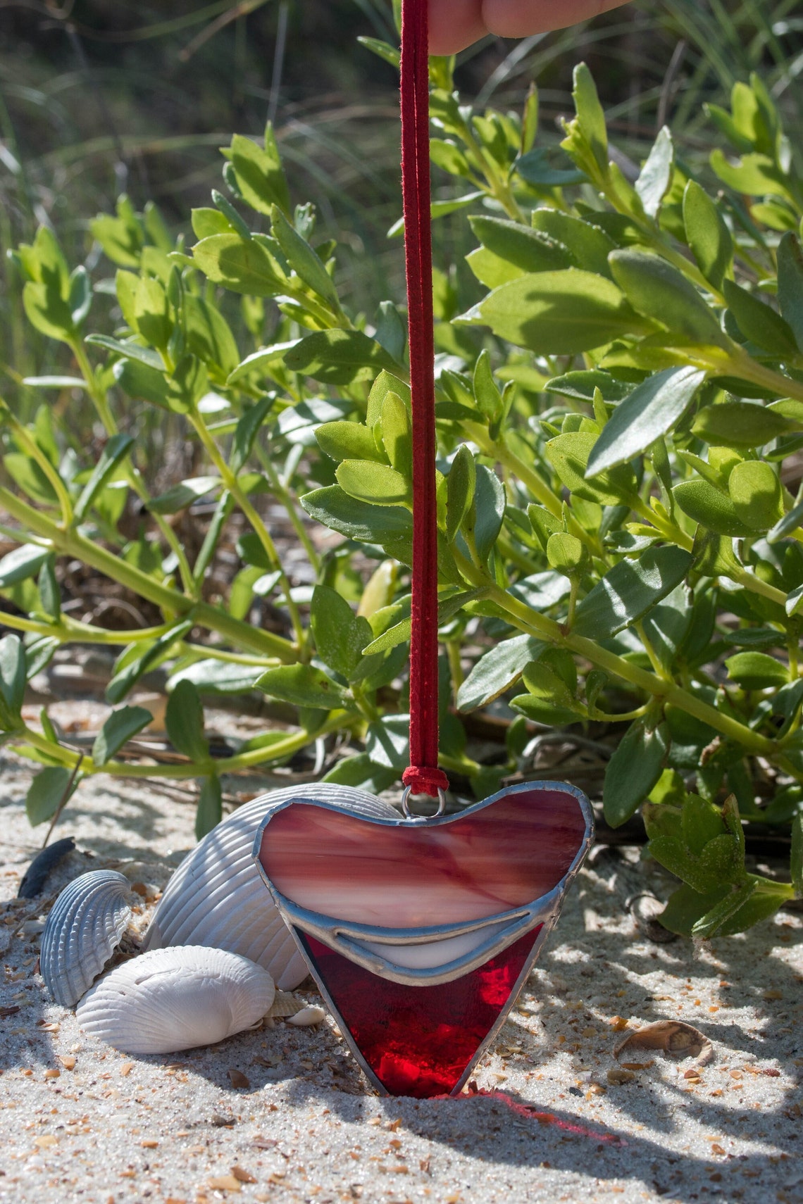 Funky Shark Tooth Stained Glass Car Charm Shark Lover Gift Birthday ...