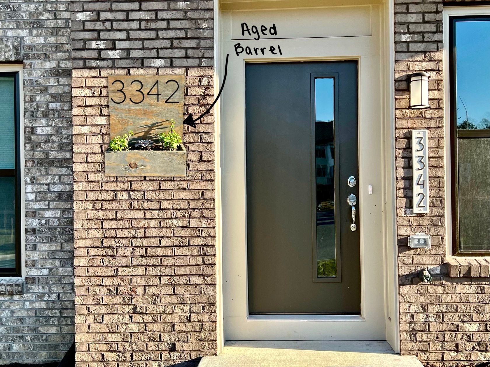 House Number Planter Box - Etsy