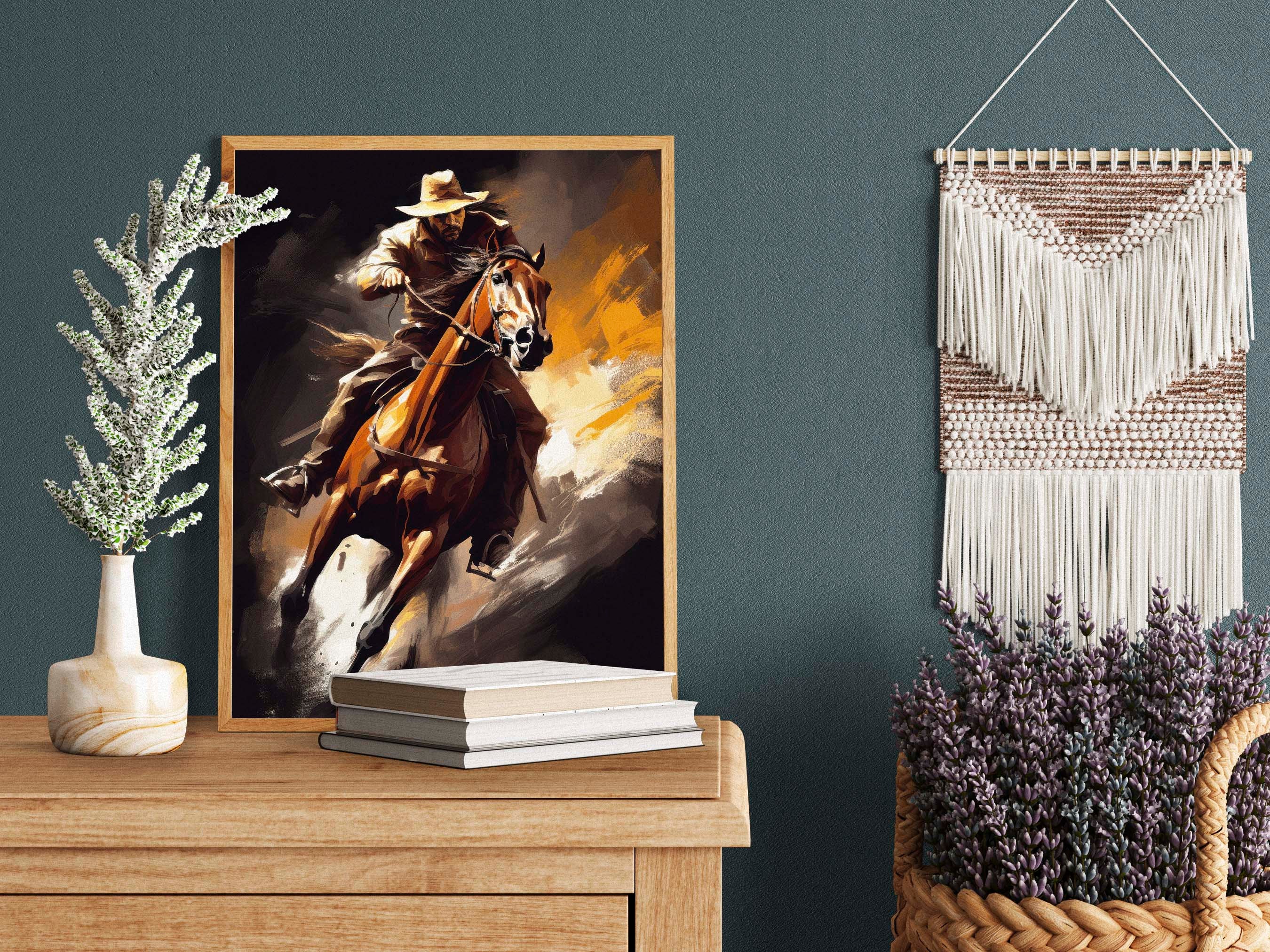 Old West Trailblazer | Printable Wall Art | Downloadable | Vintage Home ...