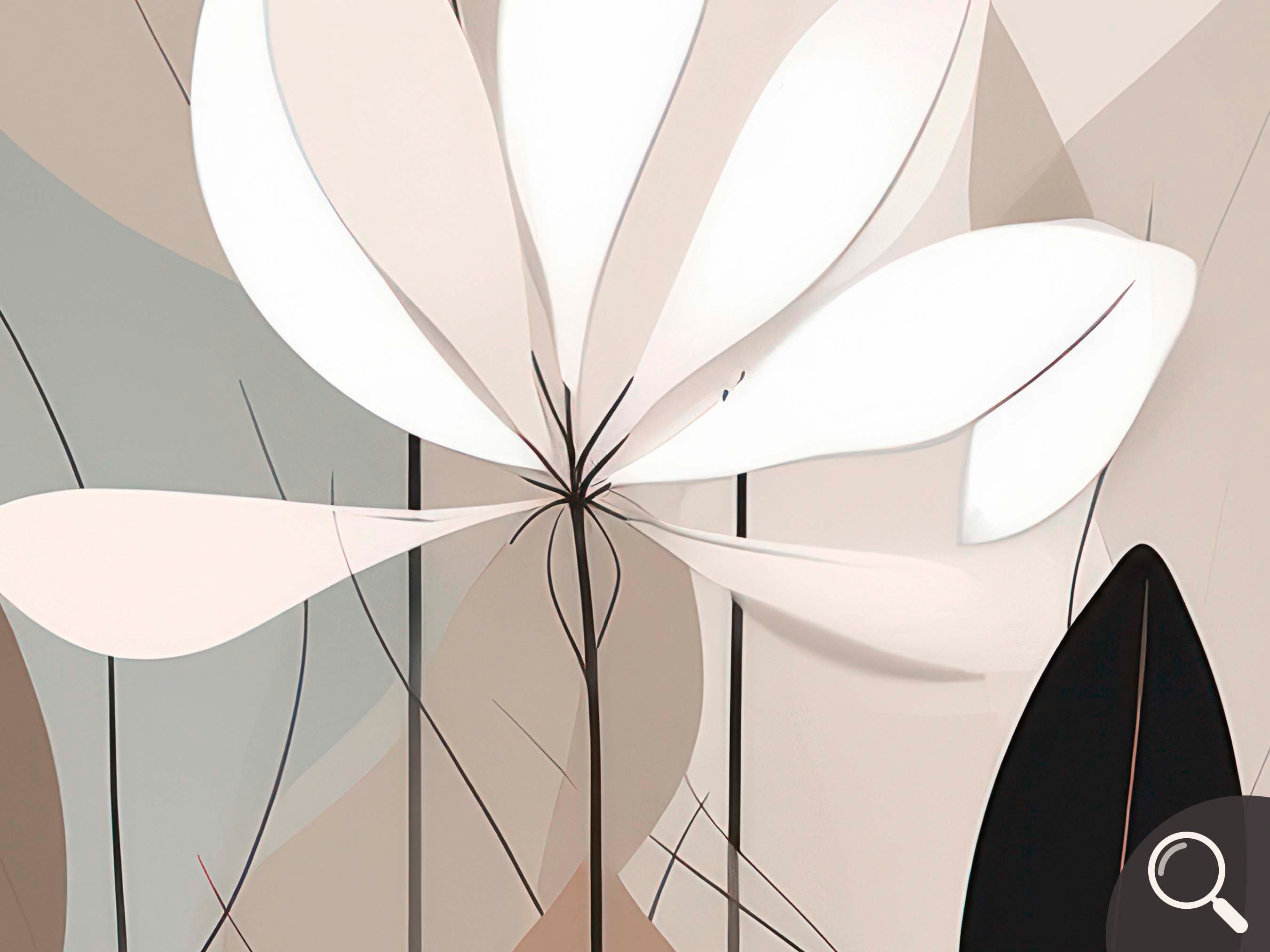 Earth Tone Flower Art Printable Wall Art Downloadable Vintage Home ...