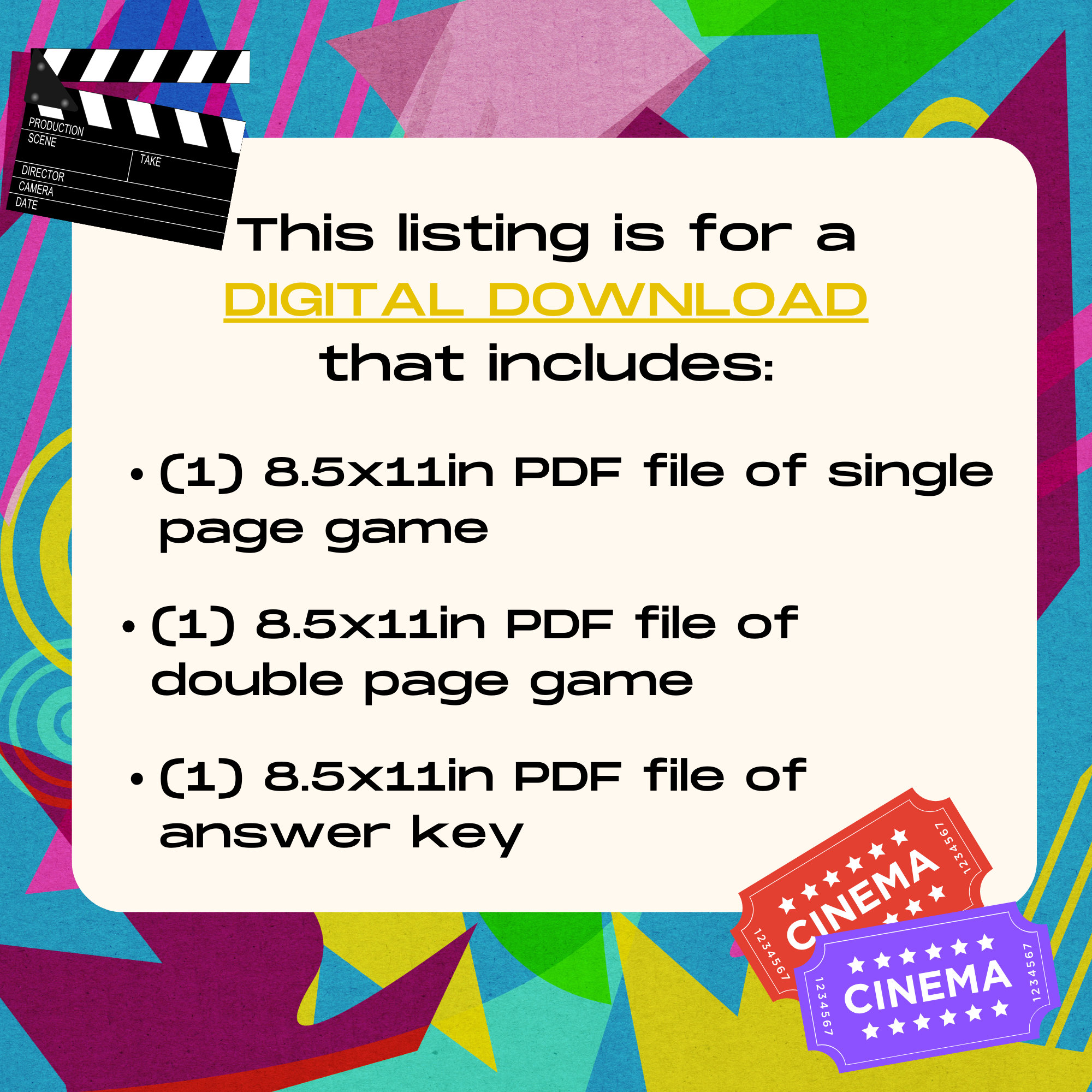 80s Movies Word Search, Printable Party Games, Fun Games, Instant ...