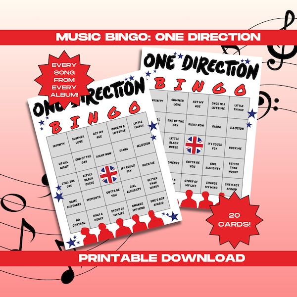 One Direction - Etsy
