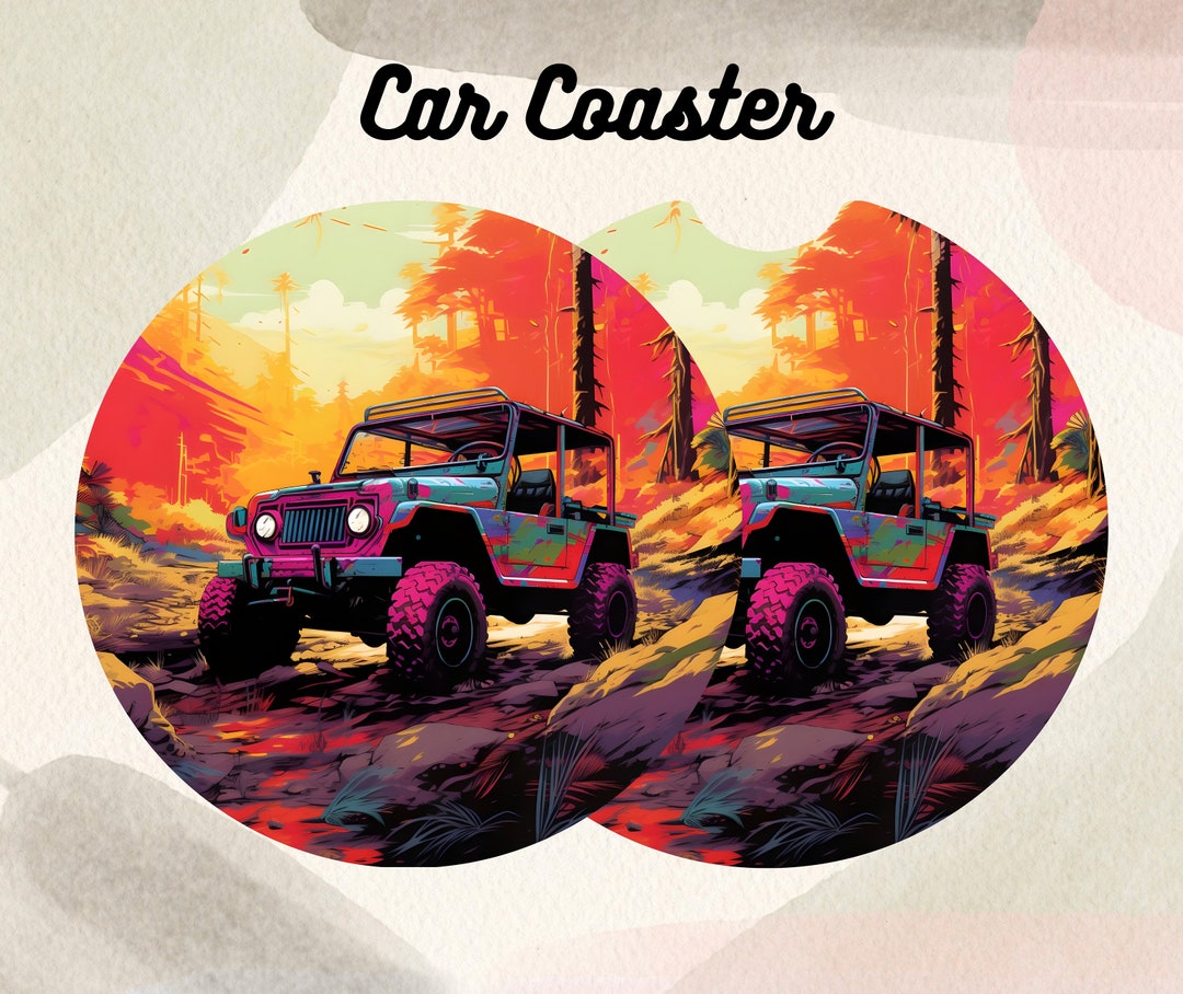 UTV off Road Car Coaster Sublimation Design Instant Download - Etsy