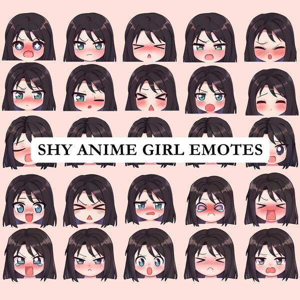 Shy Girl Anime Girls - Etsy