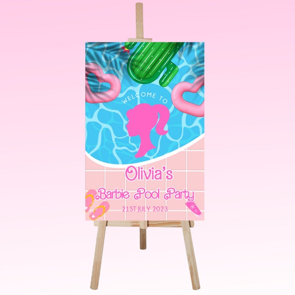 Barbie Pool Party Decorations - Etsy