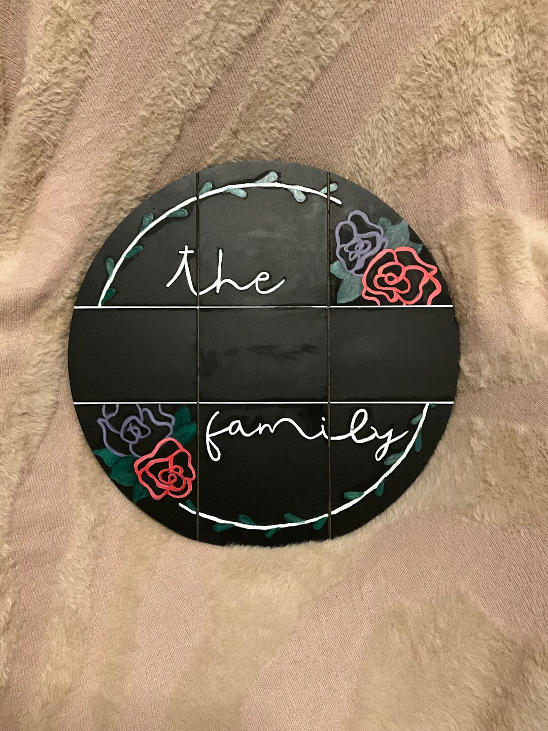 Personalized Last Name Door Sign - Hand Painted - Etsy