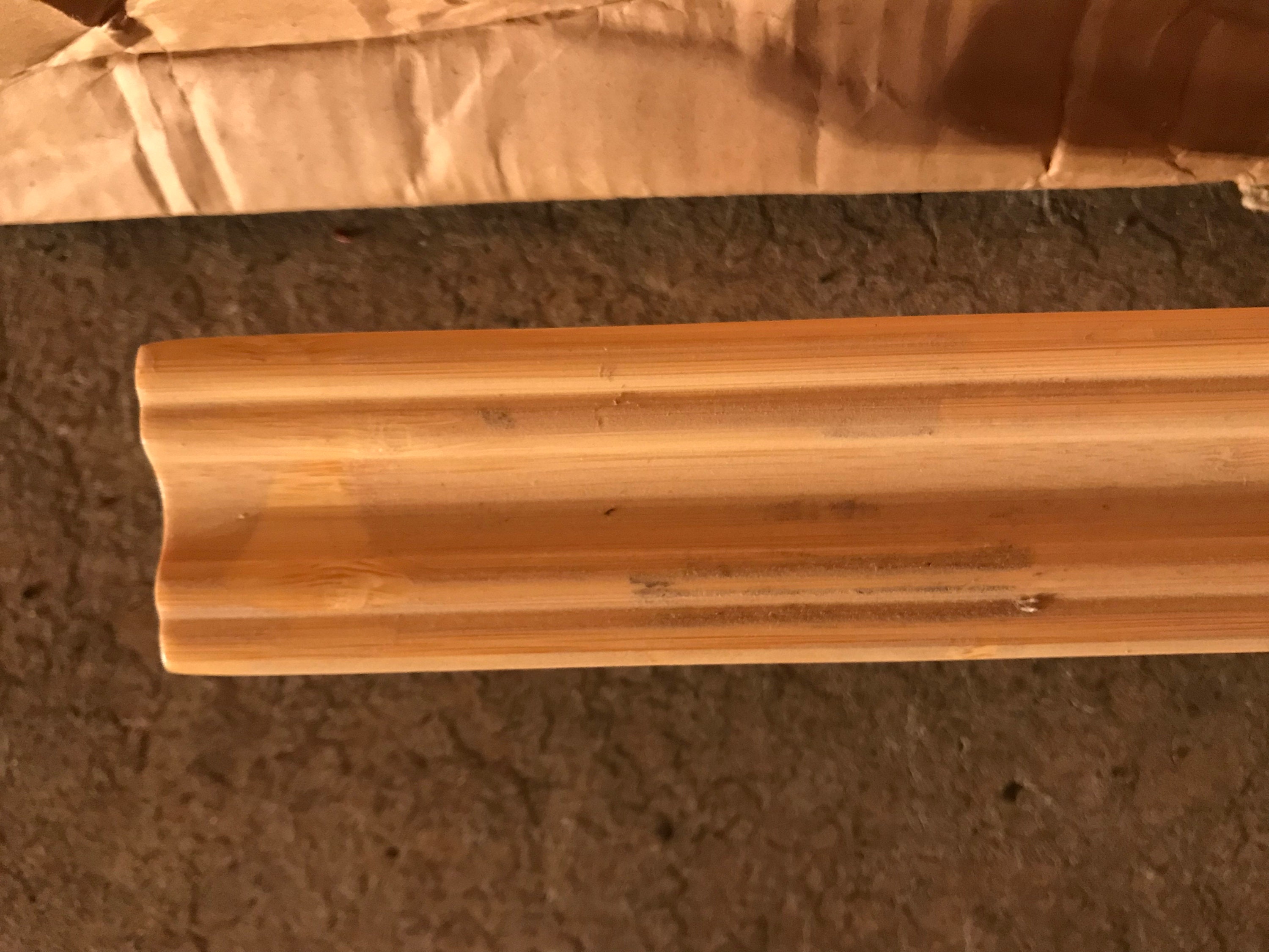 100% Real Bamboo Crown Molding - Etsy