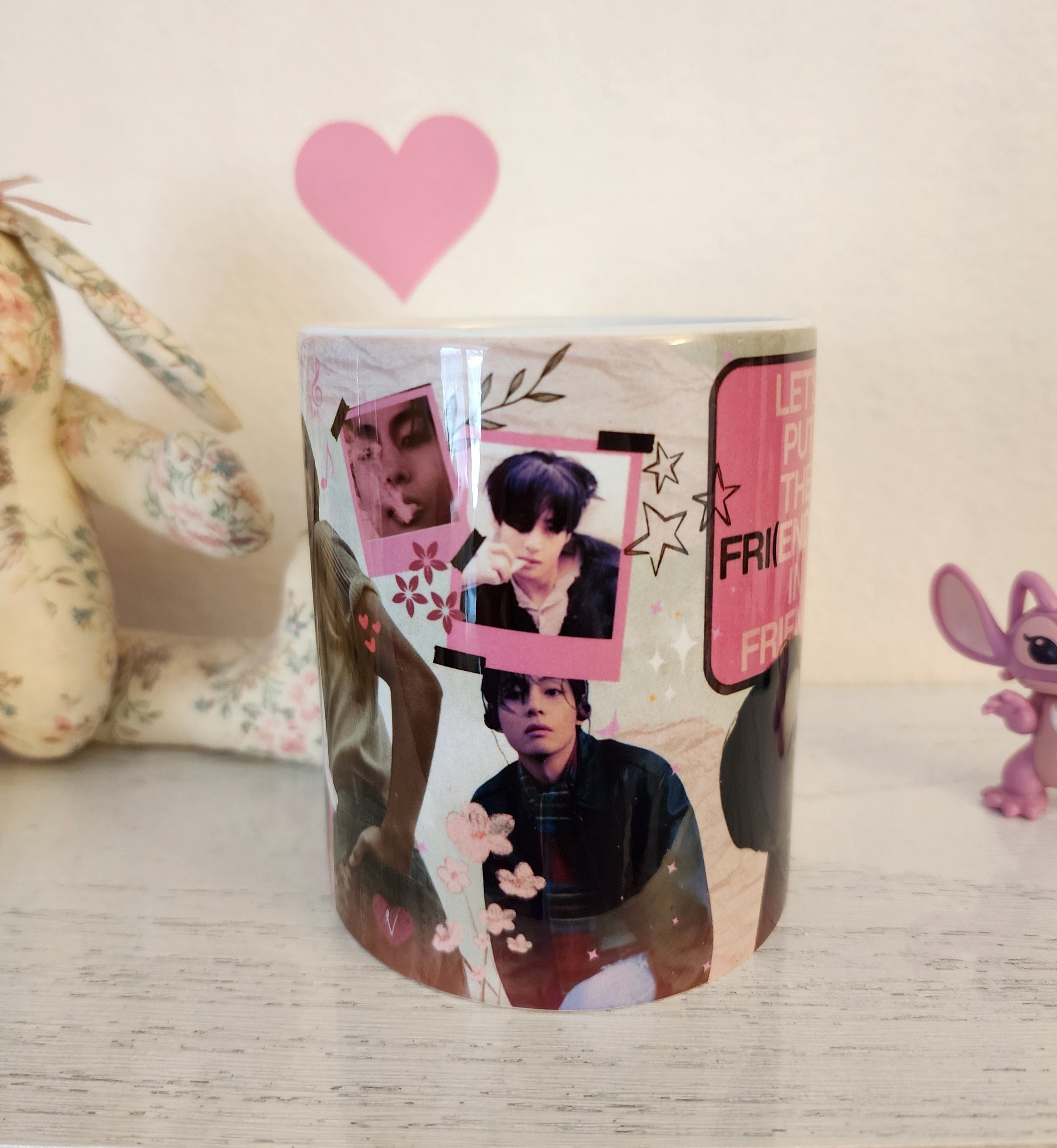 BTS Friends Taehyung Mug - Etsy