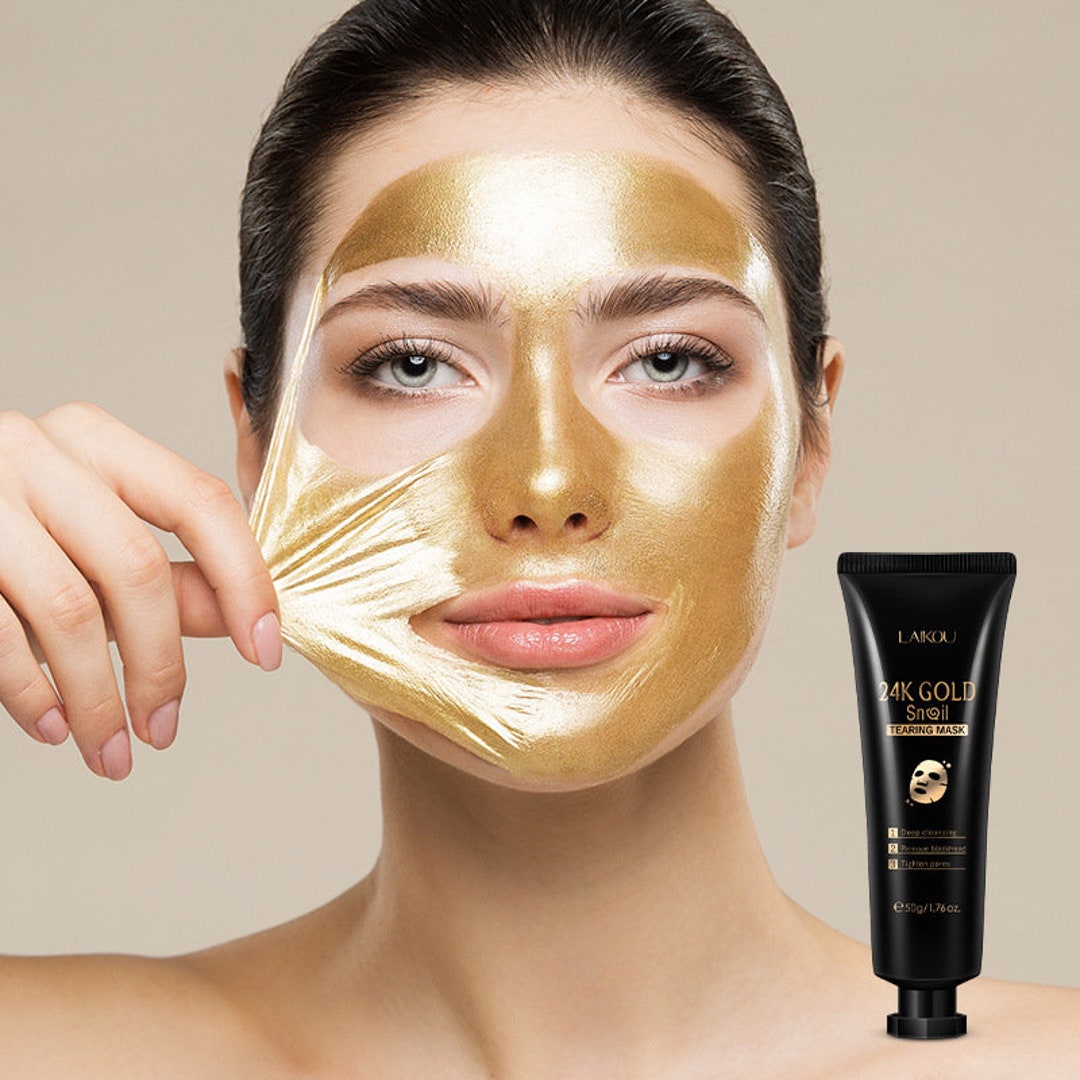 Gold Foil Snail Tear-off Mask Hydrating - Etsy