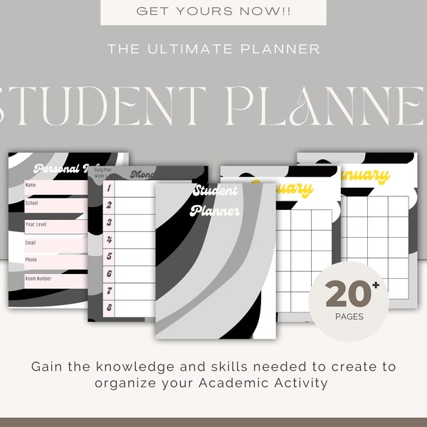 Modern Planner - Etsy