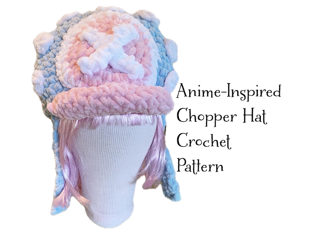 Anime - Inspired Crochet Chopper Hat Pattern, PDF, Instant Download - Etsy