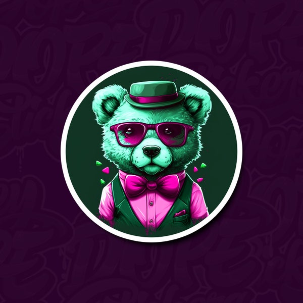 Dapper Sticker - Etsy