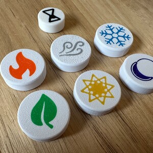 Magnetic Element Tokens for Frosthaven & Gloomhaven - Etsy