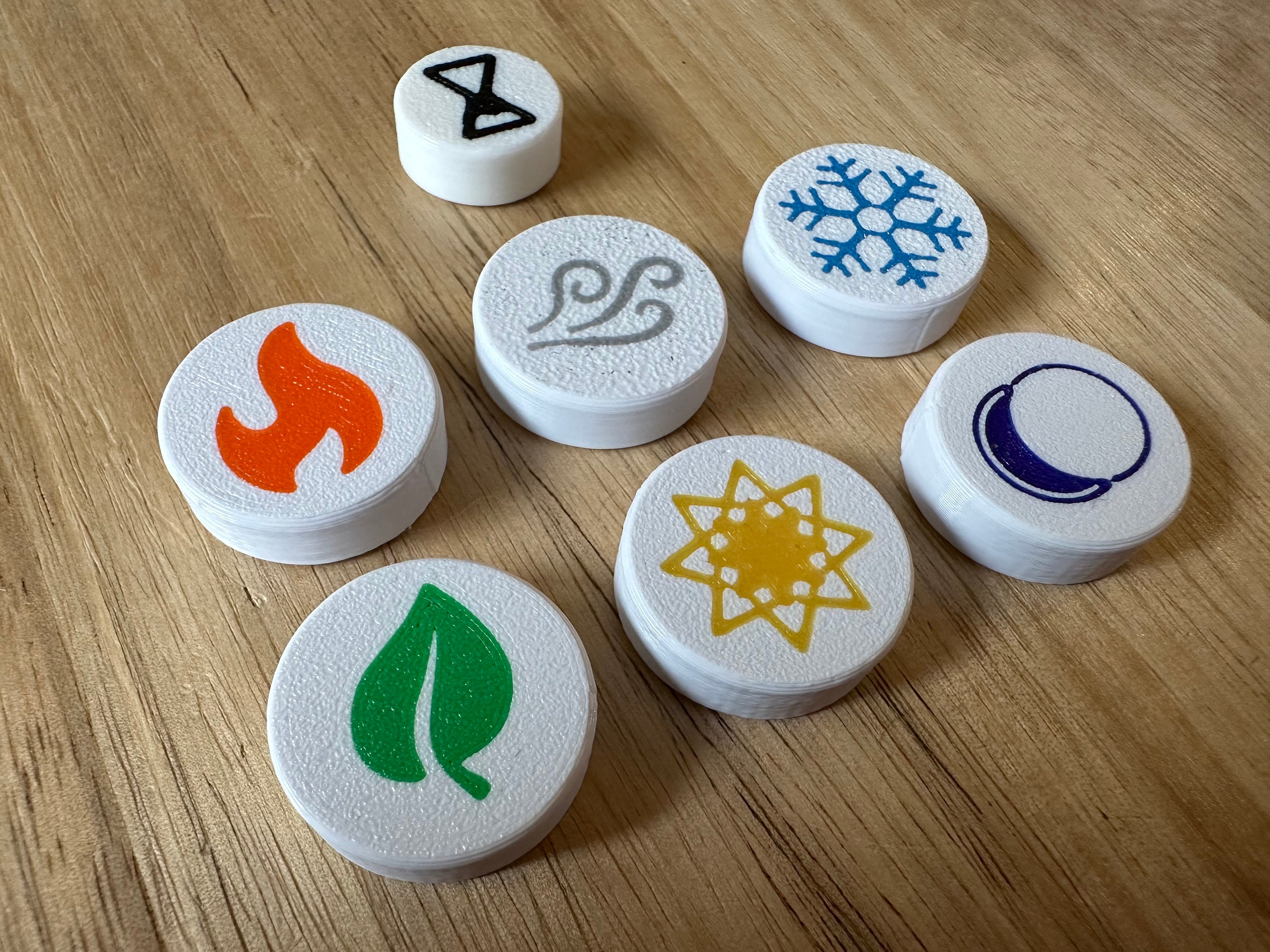 Magnetic Element Tokens for Frosthaven & Gloomhaven - Etsy