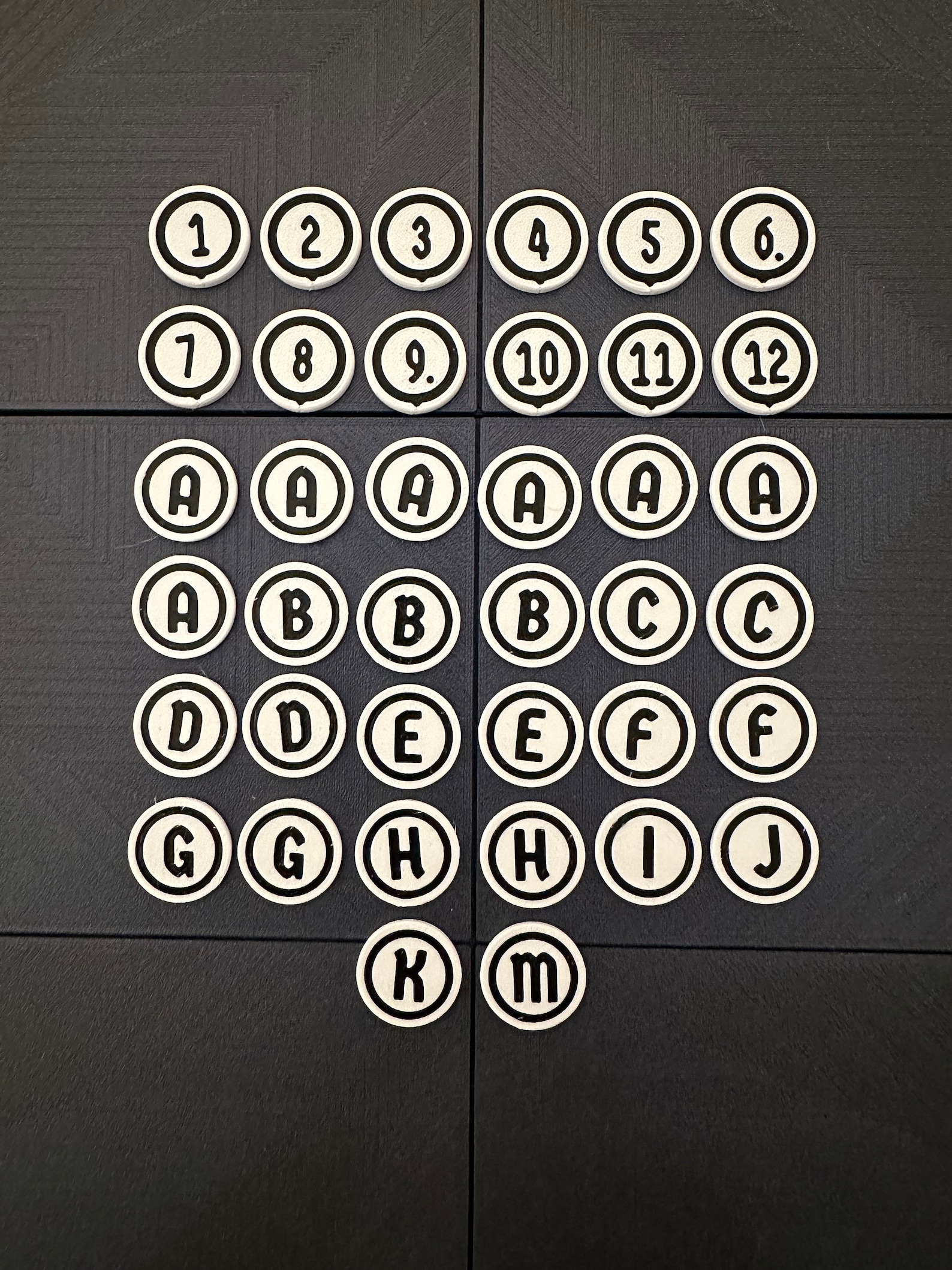 High Contrast Letter and Number Tokens for Frosthaven & Gloomhaven - Etsy