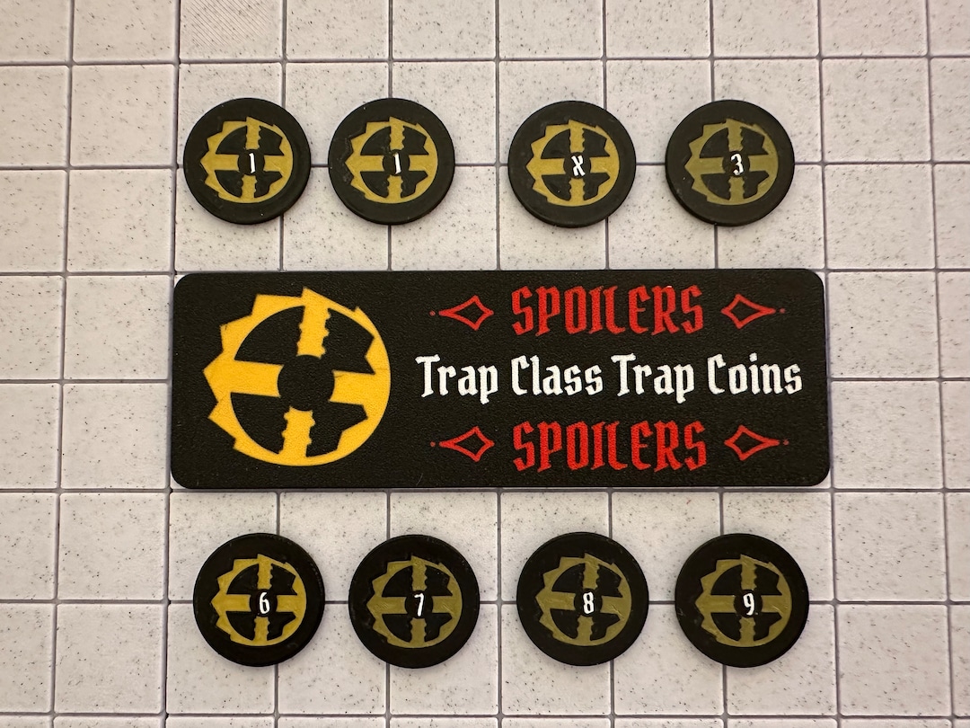 Trap Class Trap Coins, Frosthaven - Etsy