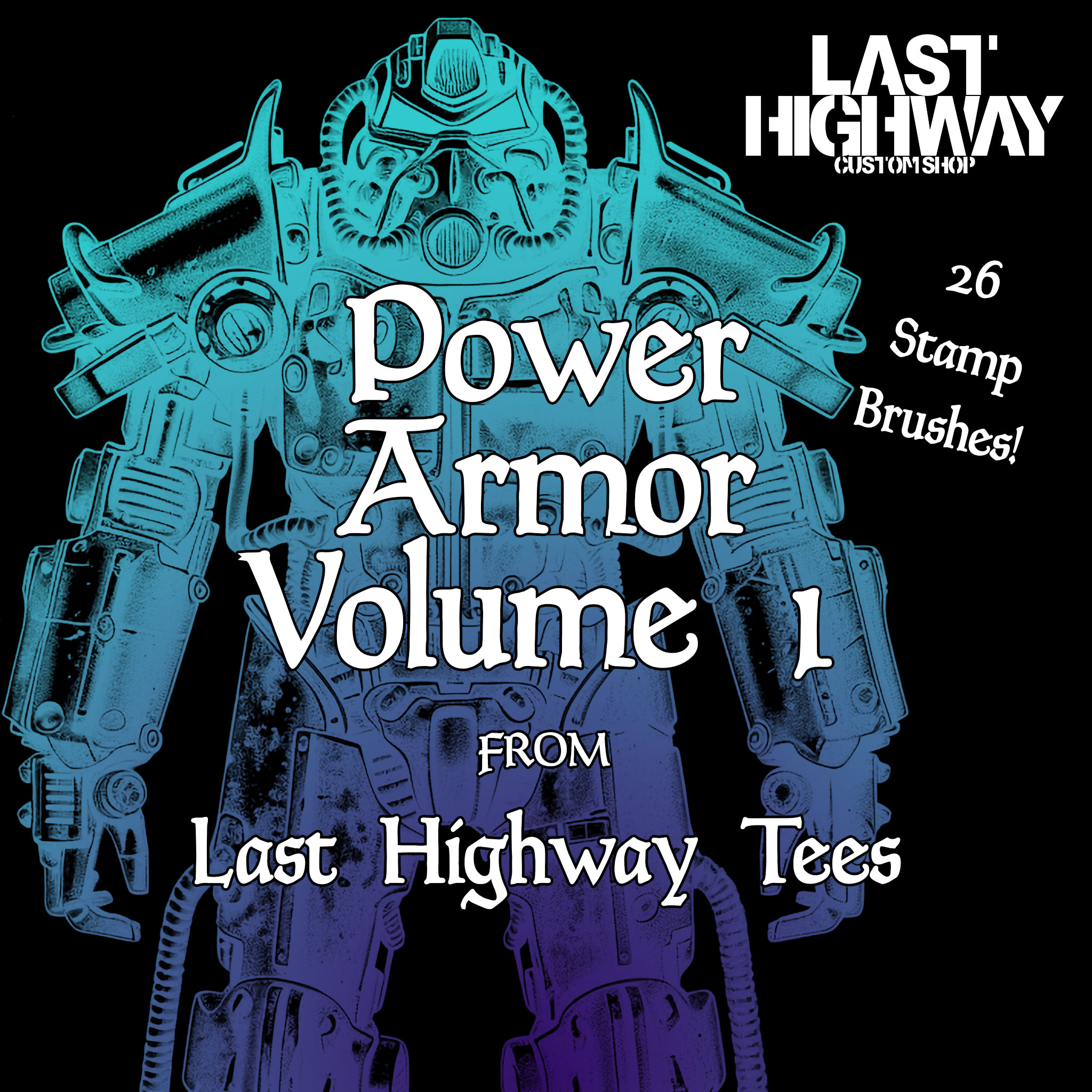 Power Armor Photoshop Brushes: Sci-fi RPG Stamps (26 Brushes) - Etsy