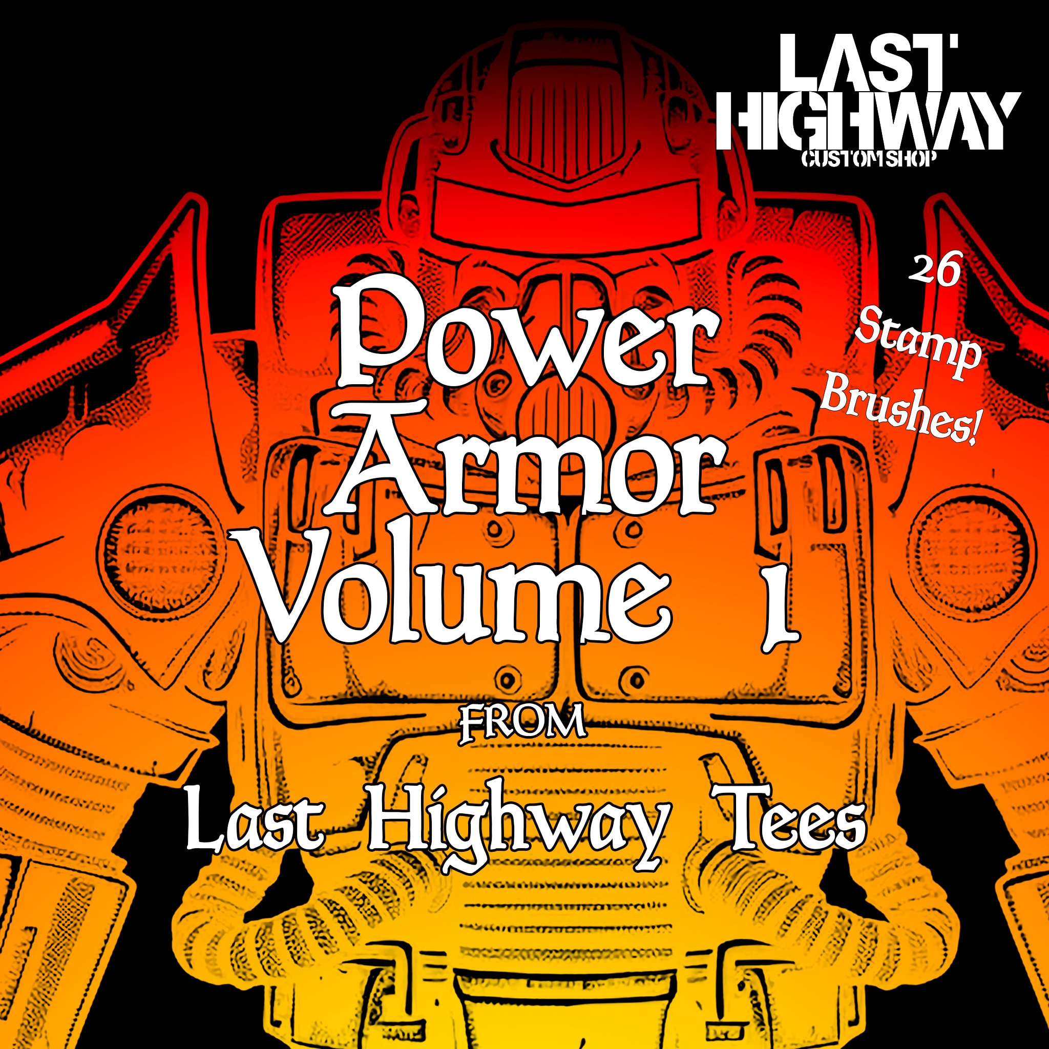 Power Armor Photoshop Brushes: Sci-fi RPG Stamps (26 Brushes) - Etsy