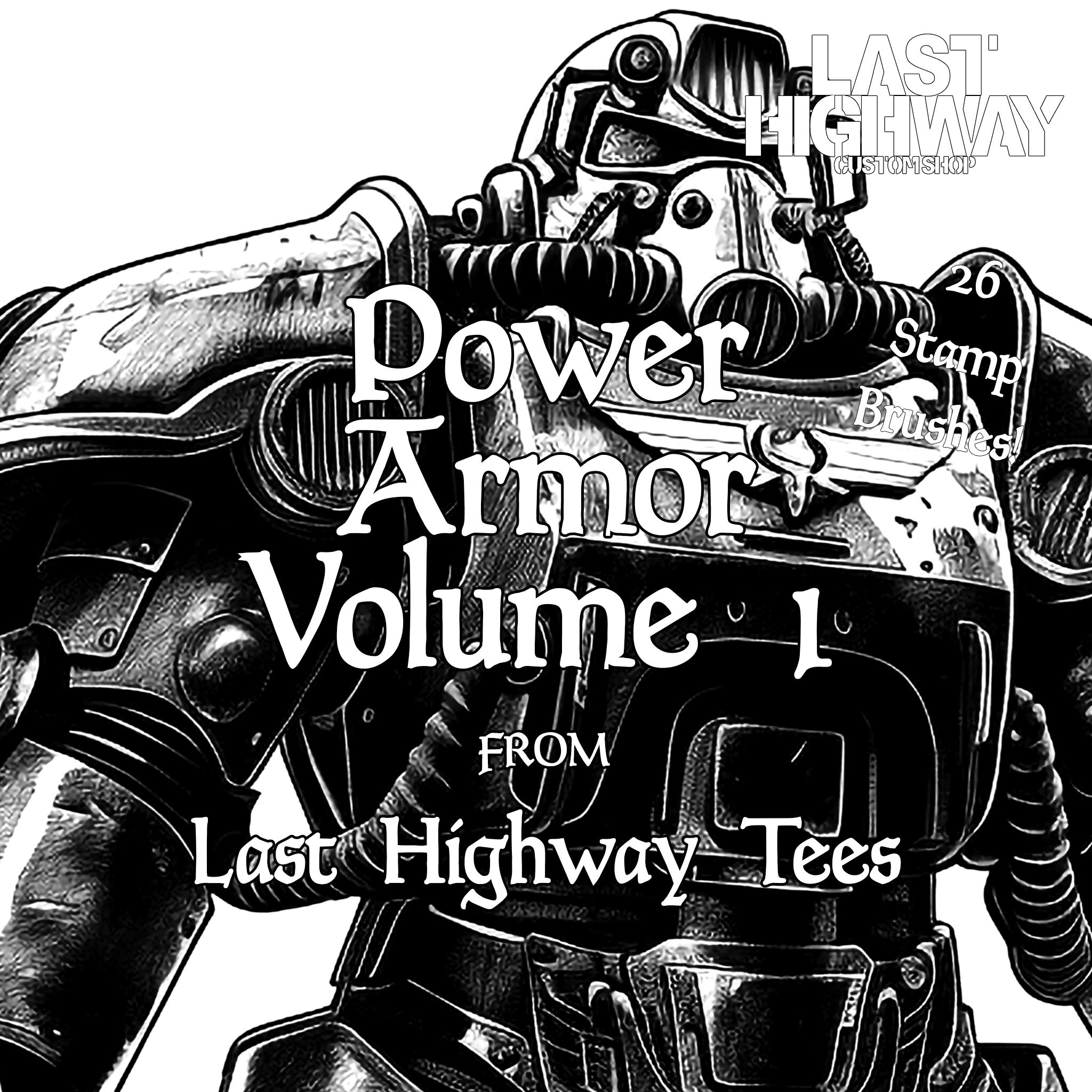 Power Armor Photoshop Brushes: Sci-fi RPG Stamps (26 Brushes) - Etsy