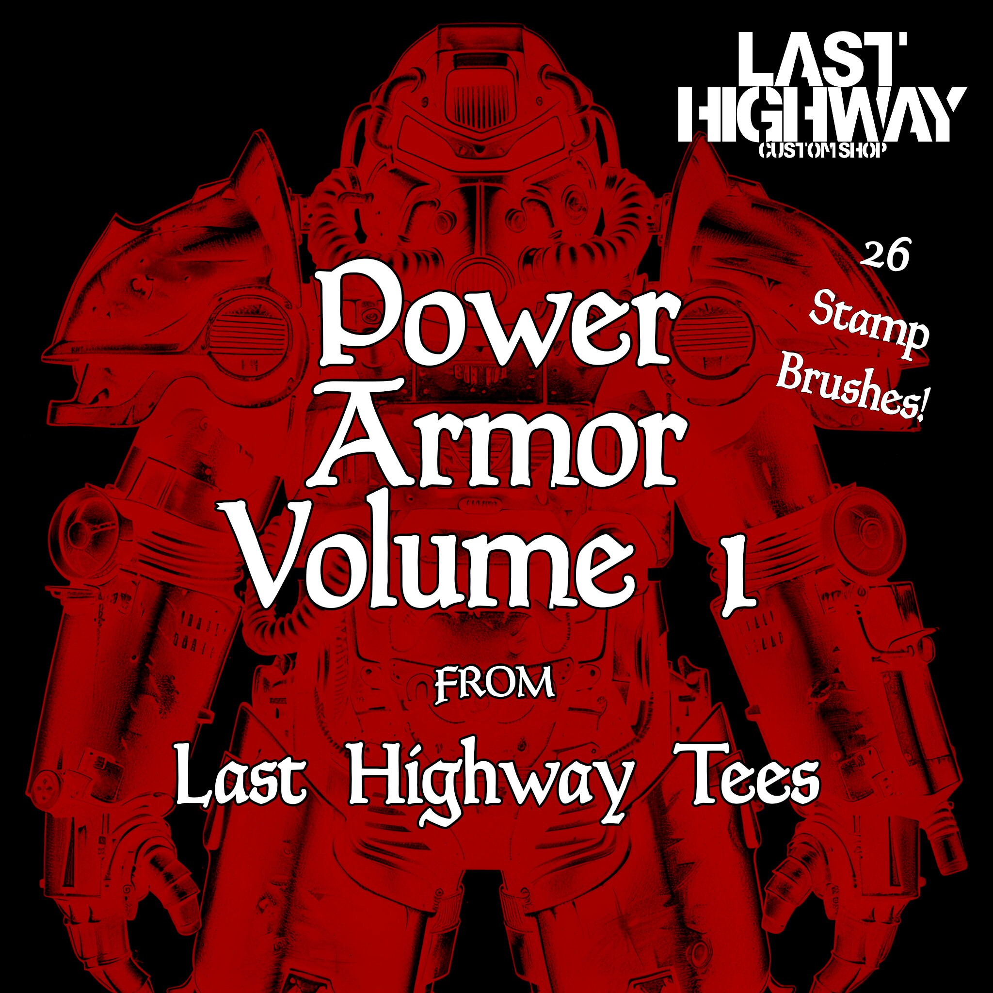 Power Armor Photoshop Brushes: Sci-fi RPG Stamps (26 Brushes) - Etsy