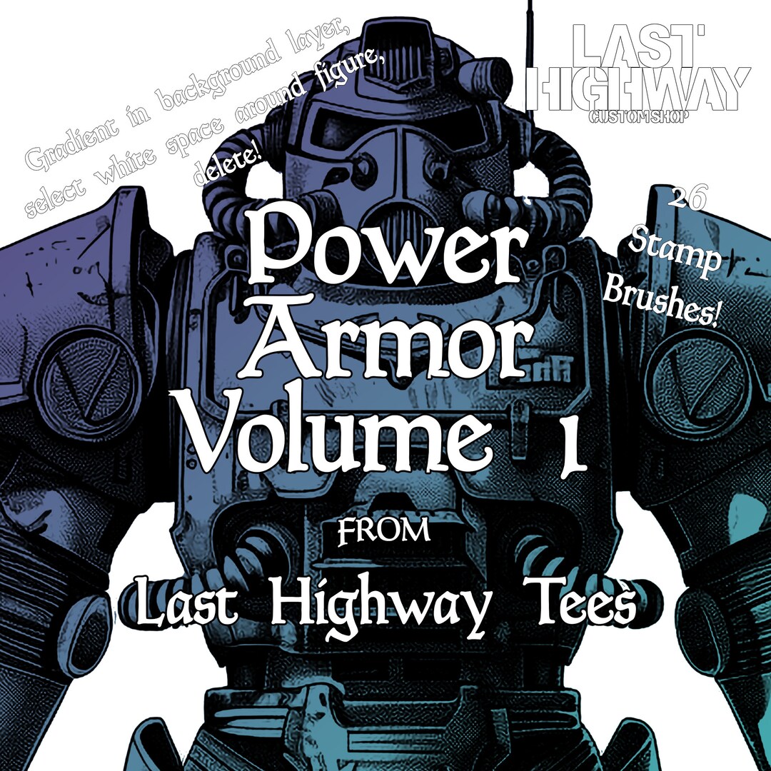 Power Armor Photoshop Brushes: Sci-fi RPG Stamps (26 Brushes) - Etsy