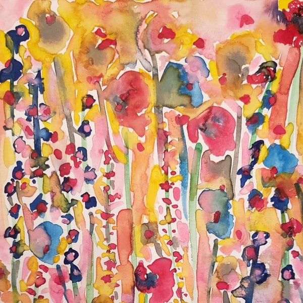 Abstract Watercolor - Etsy