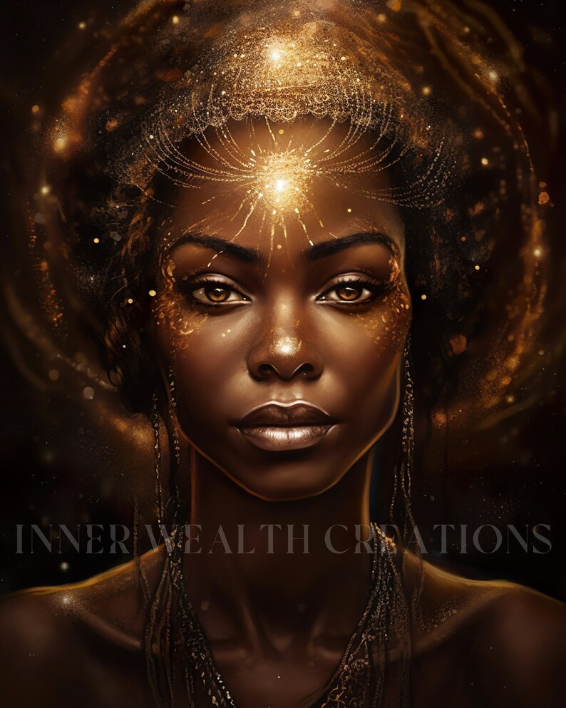 3rd Eye Goddess Collection 1 of 4, Ai Generated Art - Etsy
