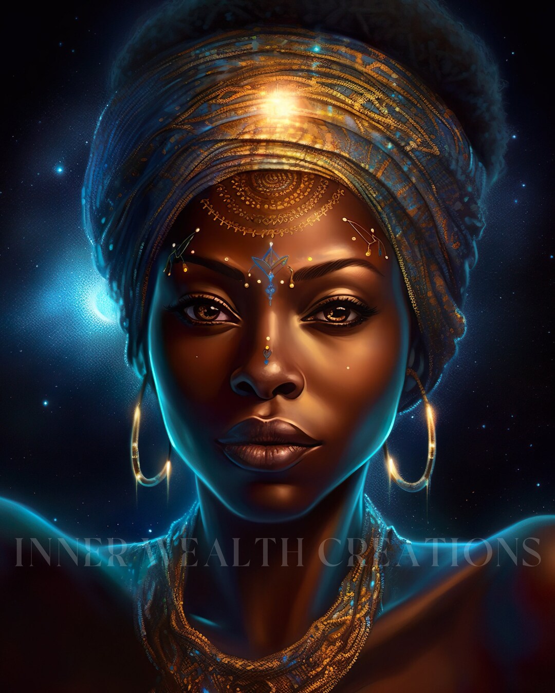 3rd Eye Goddess Collection 2 of 4, Ai Generated Art - Etsy