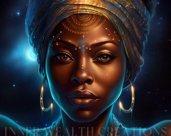 3rd Eye Goddess Collection 1 of 4, Ai Generated Art - Etsy