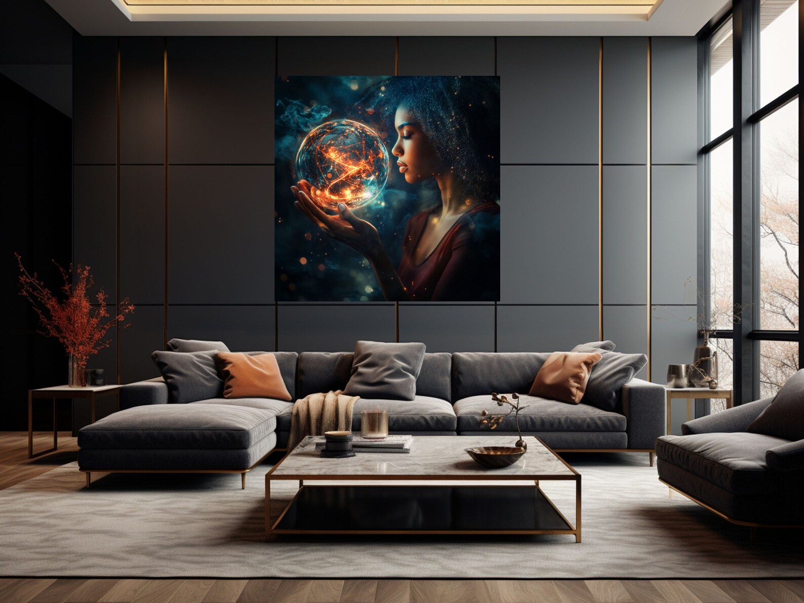 POWER TO CREATE, Square Shape Wall Art - Etsy