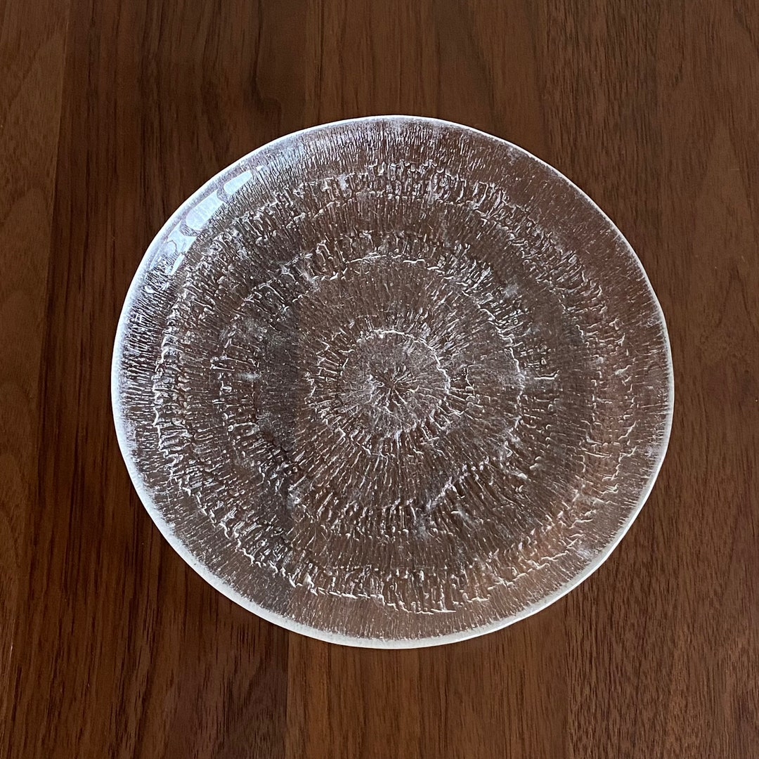Iittala Finland Solaris Ice Texture Round Glass Dinner Plate Tapio ...