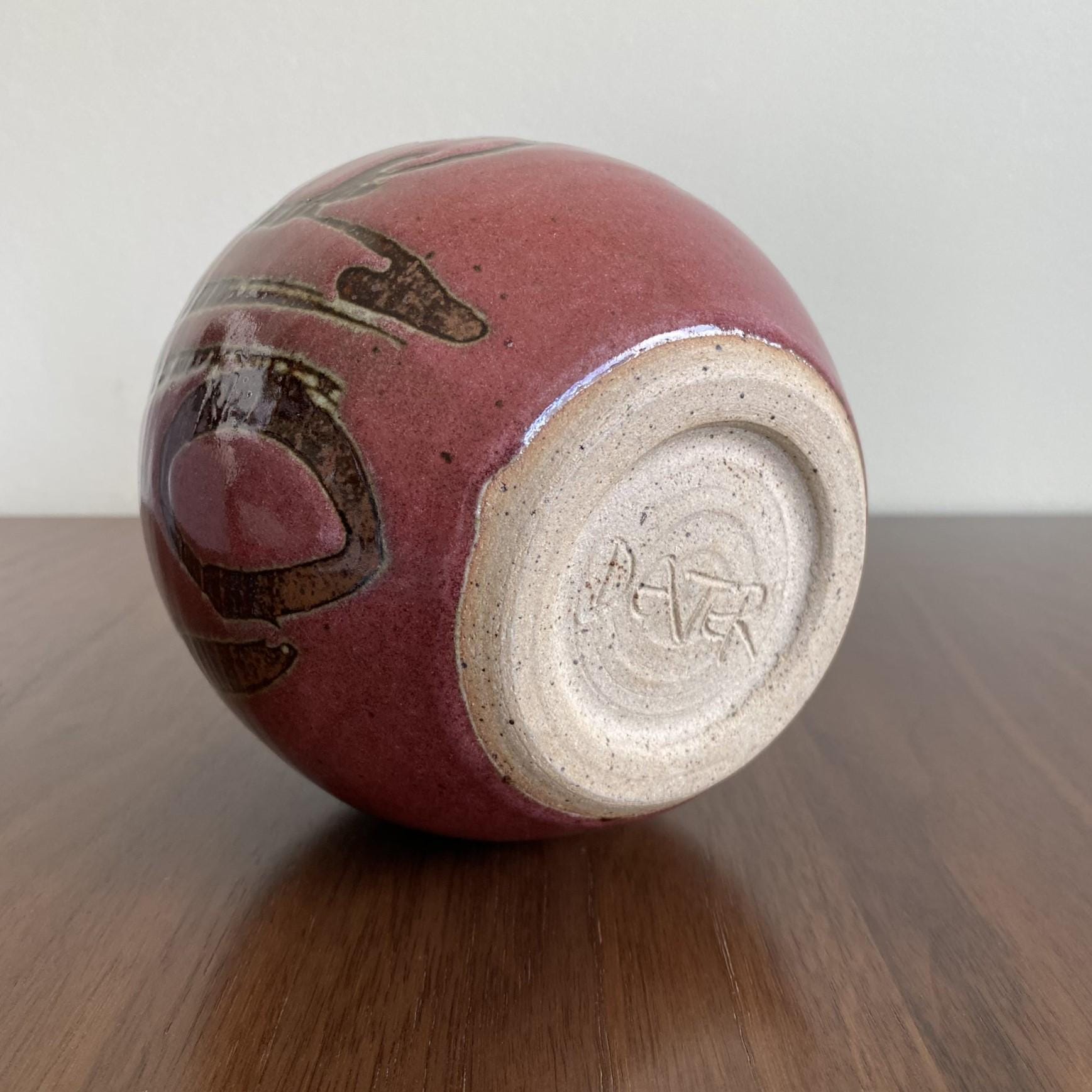Walter Dexter Studio Stoneware Pottery Vase Signed Canada - Etsy