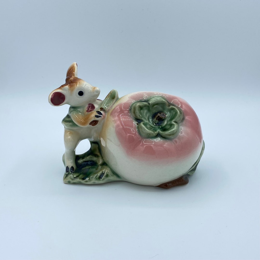 Vintage Shafford England Pot Planter Pottery Goat and Tomato Retro ...
