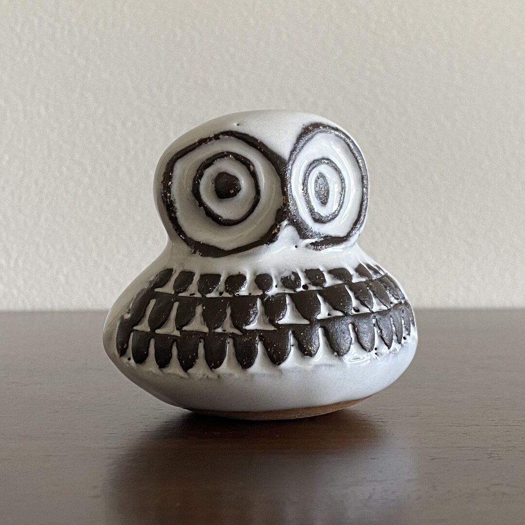 Vintage Gabriel Keramik Pottery Owl Sweden Scandinavian Mid-century ...