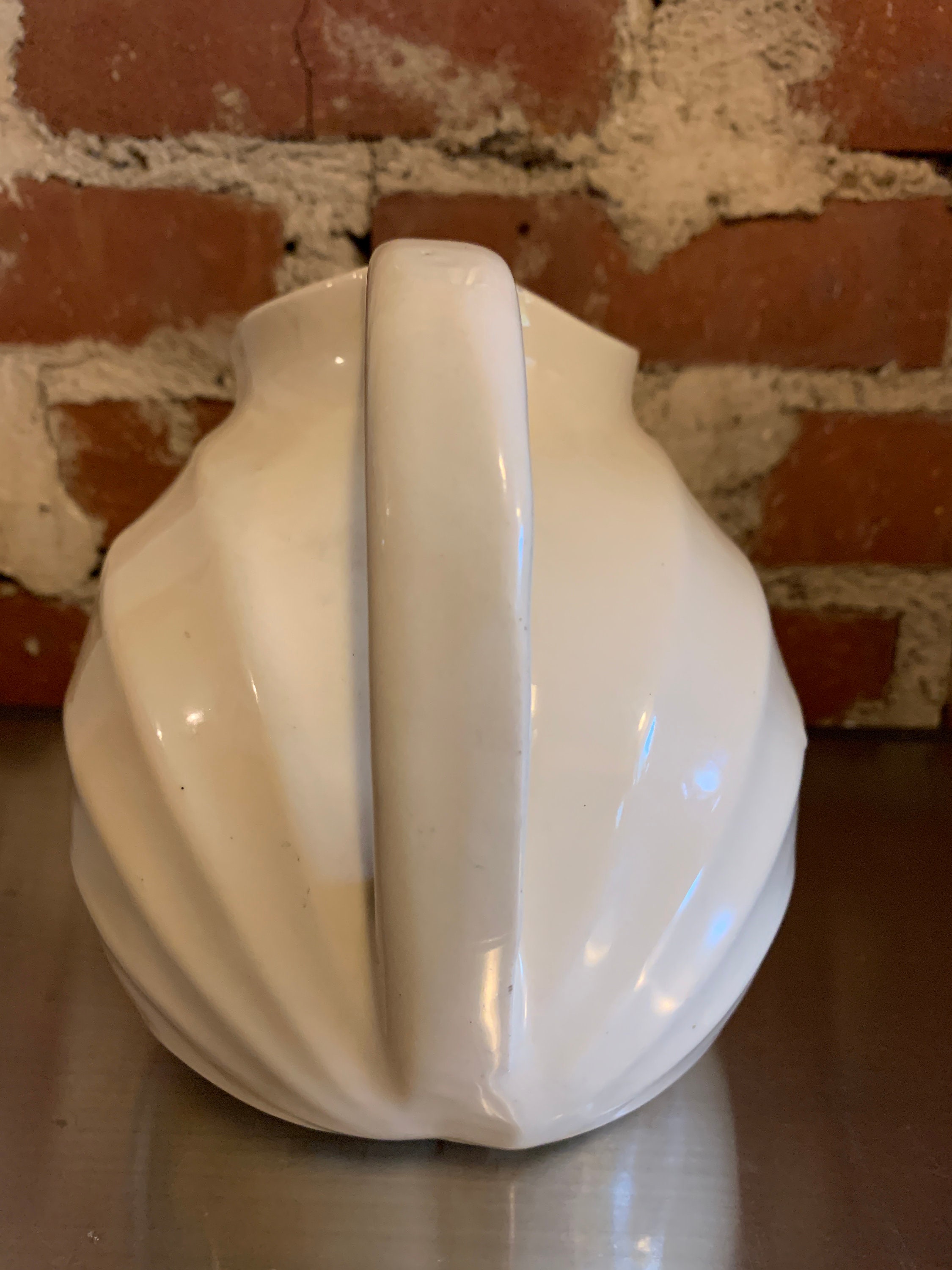 Ceramic Mid-century Pitcher Ball Tilt Swirl Design USA Pottery - Etsy