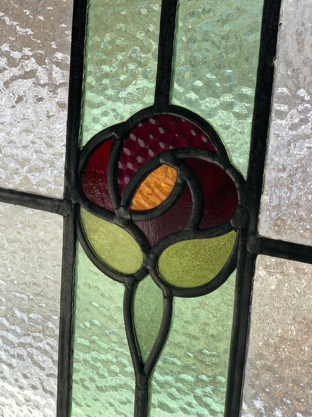 Antique Salvaged Stained Glass Leaded Glass, Windows Set 2, 1800s - Etsy