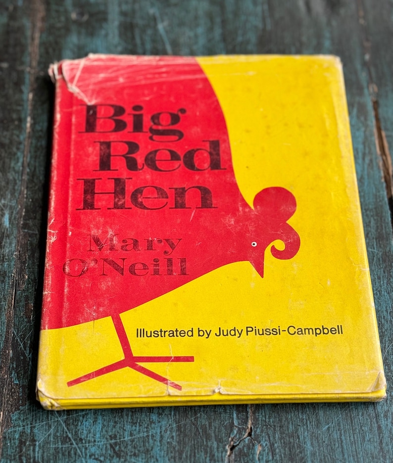 Vintage Big Red Hen Mary O’neill Illustration Judy Piussi Campbell ...