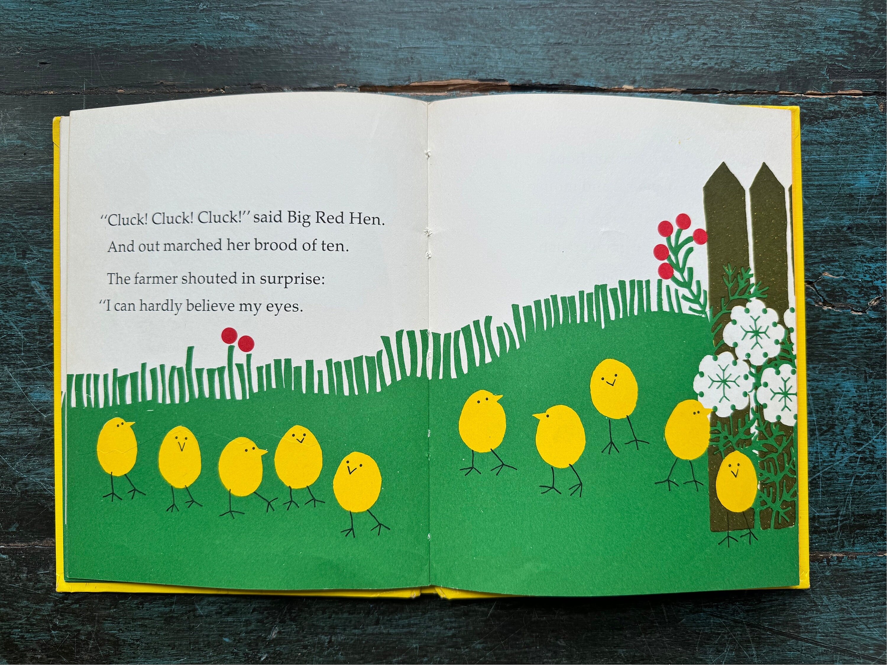 Vintage Big Red Hen Mary O’neill Illustration Judy Piussi Campbell ...
