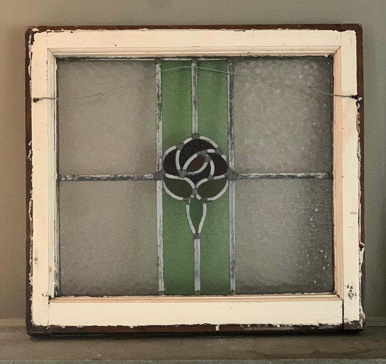 Antique Salvaged Stained Glass Leaded Glass, Windows Set 2, 1800s - Etsy