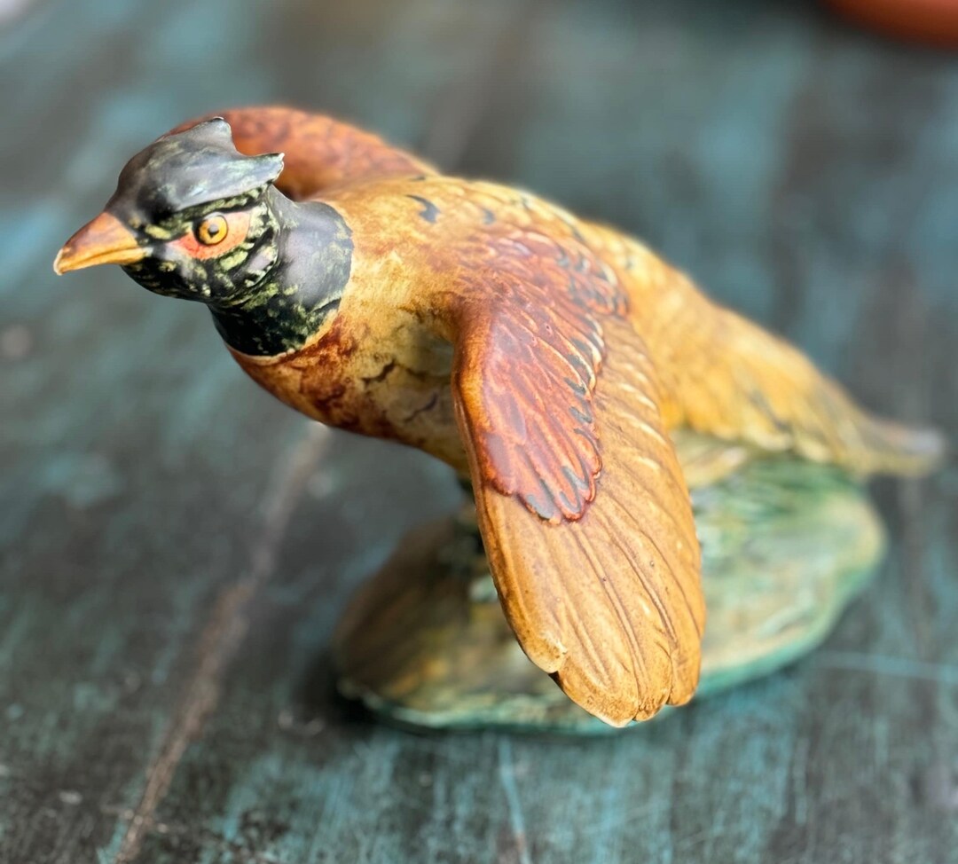 Stangl Bird Pheasant Pottery Statue 3492 Hunter Collection 1950s - Etsy