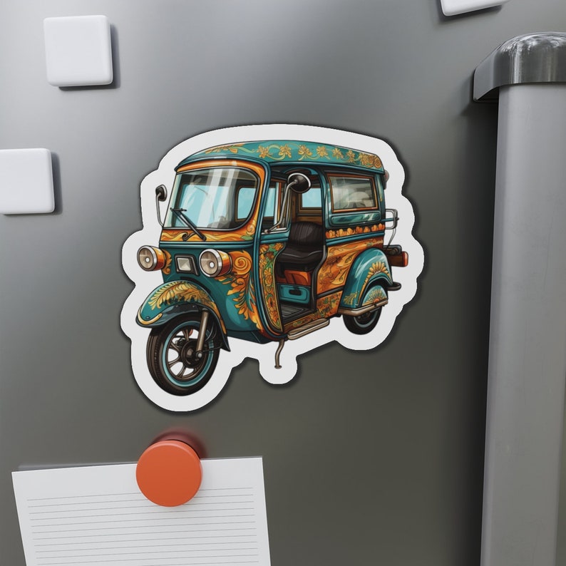 Pakistani Truck Art Design - Magnet - Fridge Magnet - Southasian Art ...