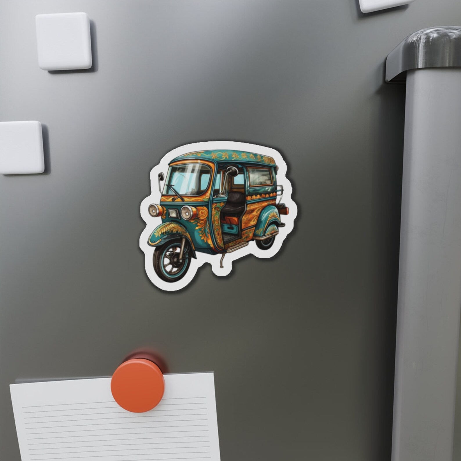 Pakistani Truck Art Design - Magnet - Fridge Magnet - Southasian Art ...